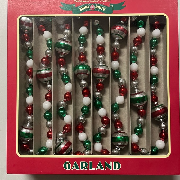 Christopher Radko | Holiday | Christopher Radko Shiny Brite Garland New ...